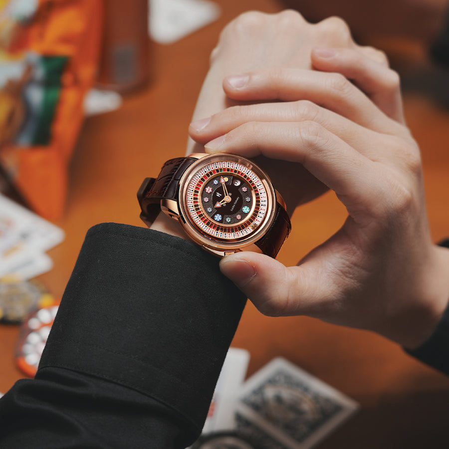 Lucky Harvey | Poker Roulette Automatic Watch | Perfect for high-stakes ...