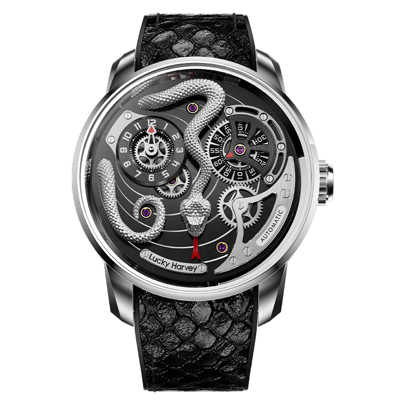 Lucky Harvey | Snake Automatic Watch | Bold fashion statement for ...