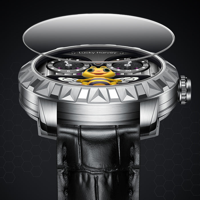 Lucky Harvey | Honey Bee Automatic Watch | Nature-inspired designs ...