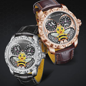 Lucky Harvey | Honey Bee Automatic Watch | Nature-inspired designs ...